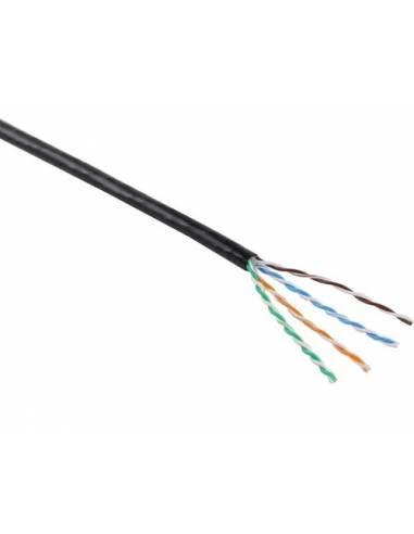 Cable UTP PLUS Exterior 4 Pares Cat5e 0,58mm Conductores de Mayor ...